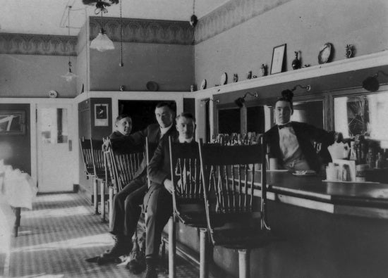 Interior, Yukonia Hotel Bar, 1914 – Dawson City Museum