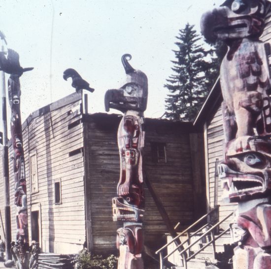 Totem Poles, Ketchikan Alaska, n.d. – Dawson City Museum